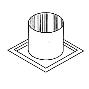 Superior FST30 Firestop Thimble (Use When offsetting Through a Joist)
