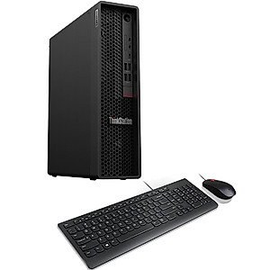 Lenovo ThinkStation P340 SFF Home & Business Mini Desktop (Intel i5-10500 6-Core, 64GB RAM, 1TB PCIe SSD + 3TB HDD (3.5), Intel UHD 630, USB 3.2, Display Port, Win 10 Pro) Refurbished (Renewed)