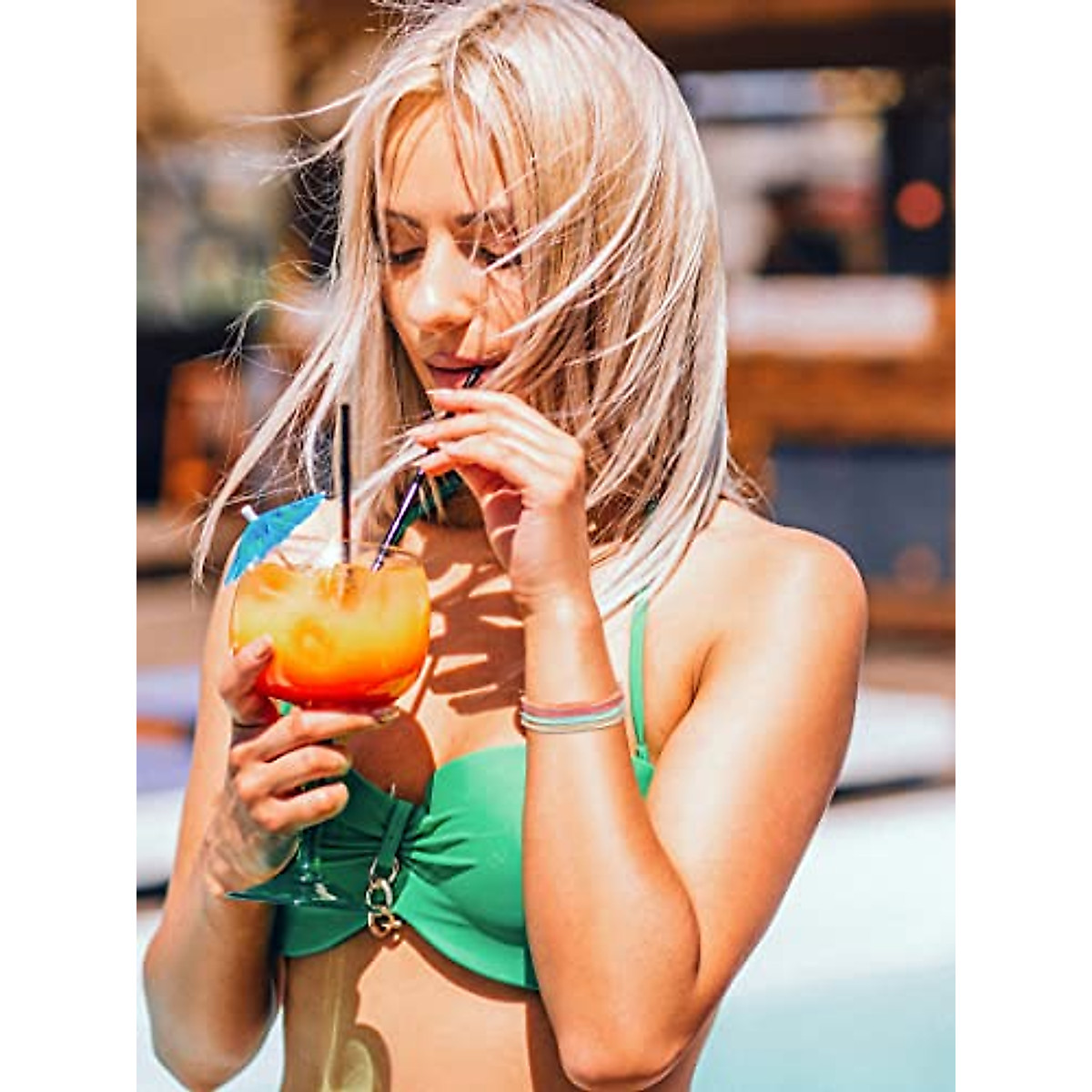 Dcfywl731 Surfer Wave Ankle Bracelets for Teen Girls String Cute Bracelet Anklets Boho Surfer Bracelets Anklets for Women Handmade Adjustable Waterproof Friendship Bracelets Anklets Pack