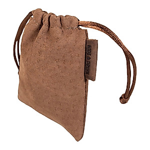Hide & Drink, Multipurpose Small Coin Bag Handmade from Sheepskin (Cinnamon)