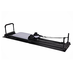 AeroPilates Foldable Reformer 4420 | Four-Cord Resistance | Free-Form Cardio Rebounder | includes Four Workout DVDs
