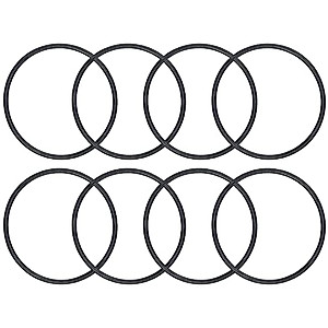 (8-Pack) Salt Cell O-Ring Compatible with Hayward GLX-Cell-Union Buna-N for Turbo Cell Salt Chlorination Cell Union - Aftermarket T-Cell Union O-Rings