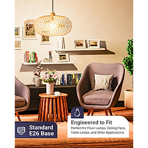 Sunco 12 Pack LED Light Bulbs, E26 Base Lamp Bulbs A19, [Focos LED para Casa], 5000K Daylight, 12W (100 Watt Equivalent), 1600 LM, Non-Dimmable, 25000 Lifetime Hours for Bedroom, Bathroom UL