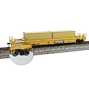 4pcs HO Scale 1:87 Model Trains Bogies with 33" DC Metal Wheels (Style B)
