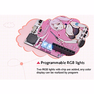 BIQU RGBDuino UNO V1.2 Jenny Development Board ATmega328P Chip CH340C VS Arduino UNO R3 Upgrade for Raspberry Pi 4 Raspberry Pi 3B