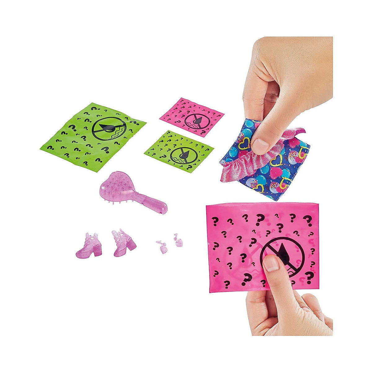 Barbie Color Reveal Doll & Accessories, Party Series, 7 Surprises, 1 Barbie Doll (Styles May Vary)