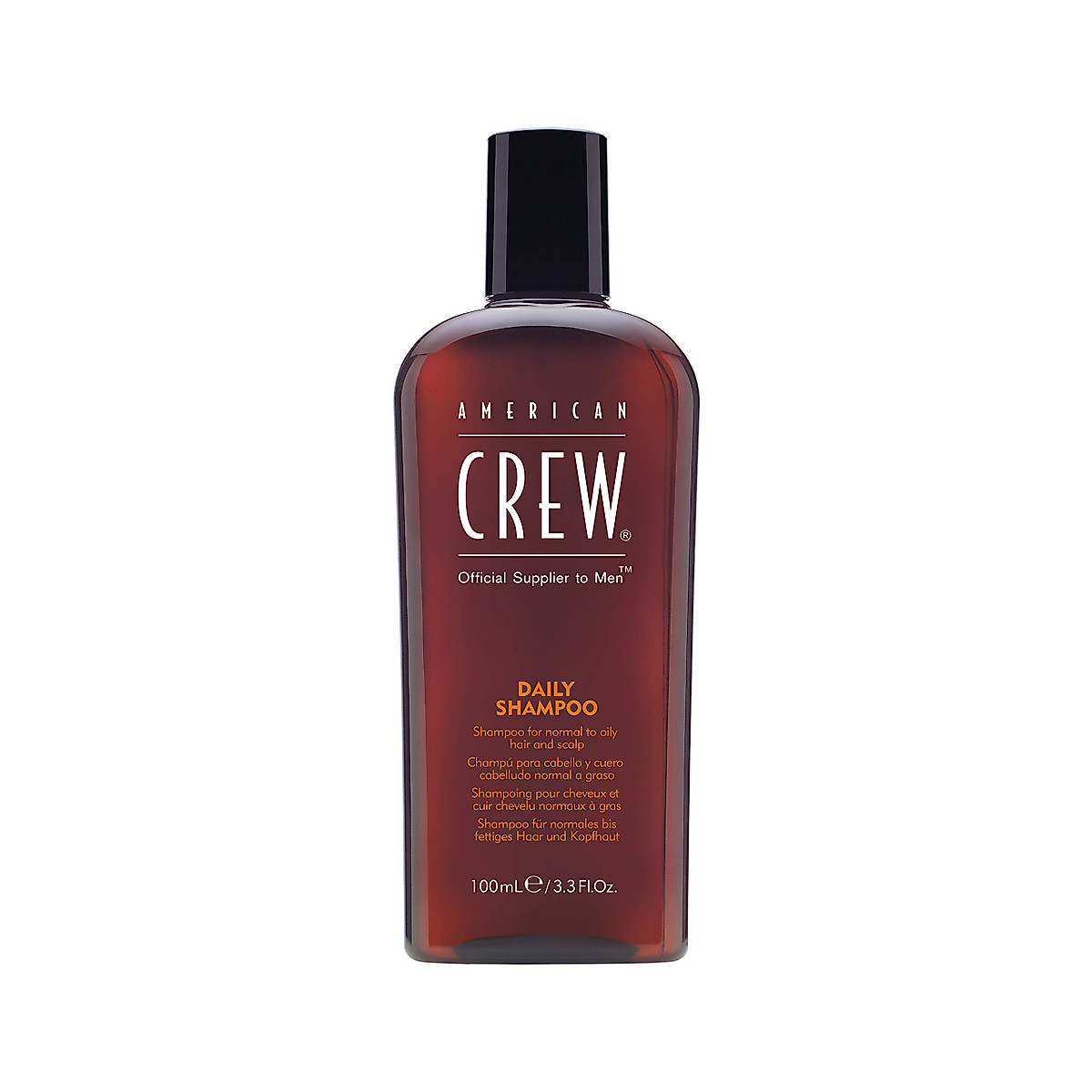 Men's Shampoo by American Crew, Moisturizing Shampoo for Oily Hair, 3.3 Fl Oz