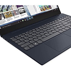 Lenovo ideapad S340 15.6" Laptop, Intel Core i3-8145U Dual-Core Processor, 8GB Memory, 128GB Solid State Drive, Windows 10 - Abyss Blue - 81N800H1US