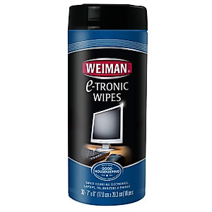 Weiman Electronic Wipes Canister 30 Count (Pack of 2)