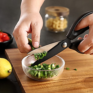 Marco Almond MA23 Kitchen Knife Sets + KYA59 Titanium Coated Stainless Steel Long Handle Spoons