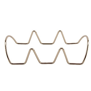 G.E.T. 4-81833 Taco Holder for Three Tacos, Stainless Steel