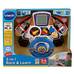 VTech 3-in-1 Race and Learn,Blue