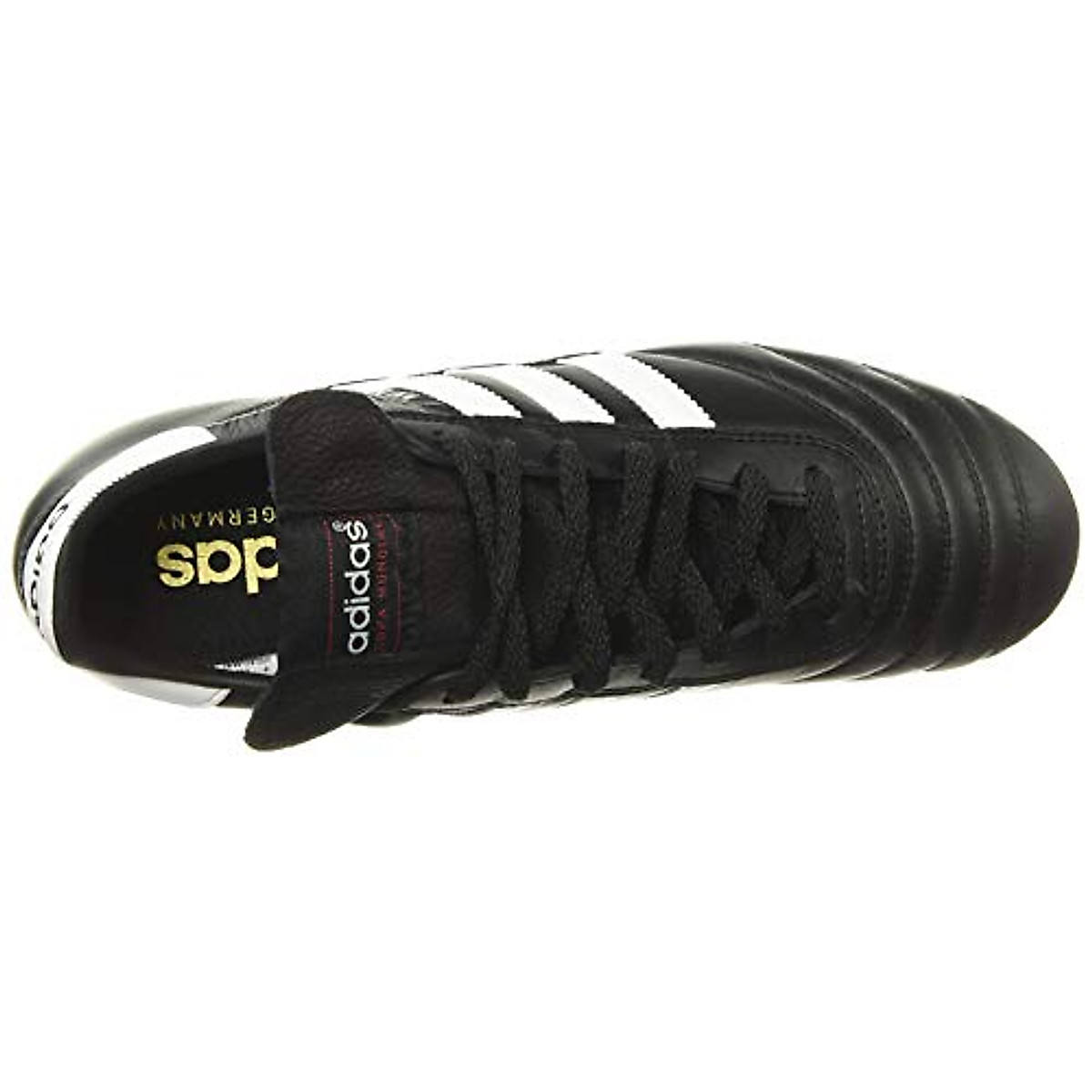 adidas mens Copa Mundial Soccer Shoe, Black/White/Black, 10.5 Women 9.5 Men US