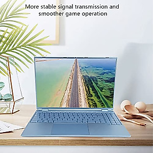 Estink 16 inch Laptop,Portable Laptop with 1920x1200 HD IPS Display, 2.4G 5G WiFi, 12GB DDR4, Quad Core 4 Threads 2.0ghz Processor, N5095 CPUfor 10 11, Used for Work Study (12GB+256GB US Plug)