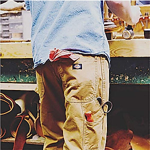 Dickies Men's Relaxed Fit Straight-Leg Duck Carpenter Jean, Black, 34W x 32L