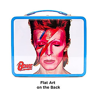 AQUARIUS David Bowie Aladdin Sane Fun Box - Sturdy Tin Storage Box with Plastic Handle & Embossed Front Cover - Officially Licensed Merchandise & Collectible Gift