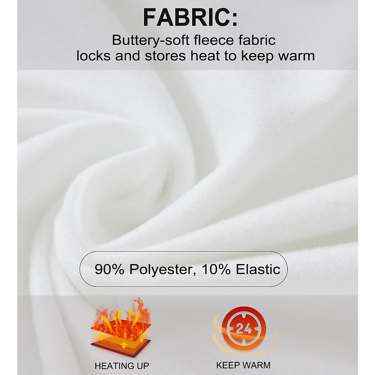 Willit Youth Boys' Compression Thermal Shirts Fleece Baselayer Long Sleeve Girls' Kids Football Soccer Undershirts White S