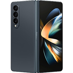 Samsung Galaxy Z Fold 4 Cell Phone, Factory Unlocked Android Smartphone, 256GB, Foldable Display, S Pen Compatible, US Version, Gray Green (Renewed)