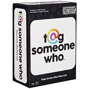 Spin Master Games Tag Someone Who - The Online Phenomenon, Now A Hilarious Party Game for Friends, Family, College, Birthdays & More, for Adults 18+