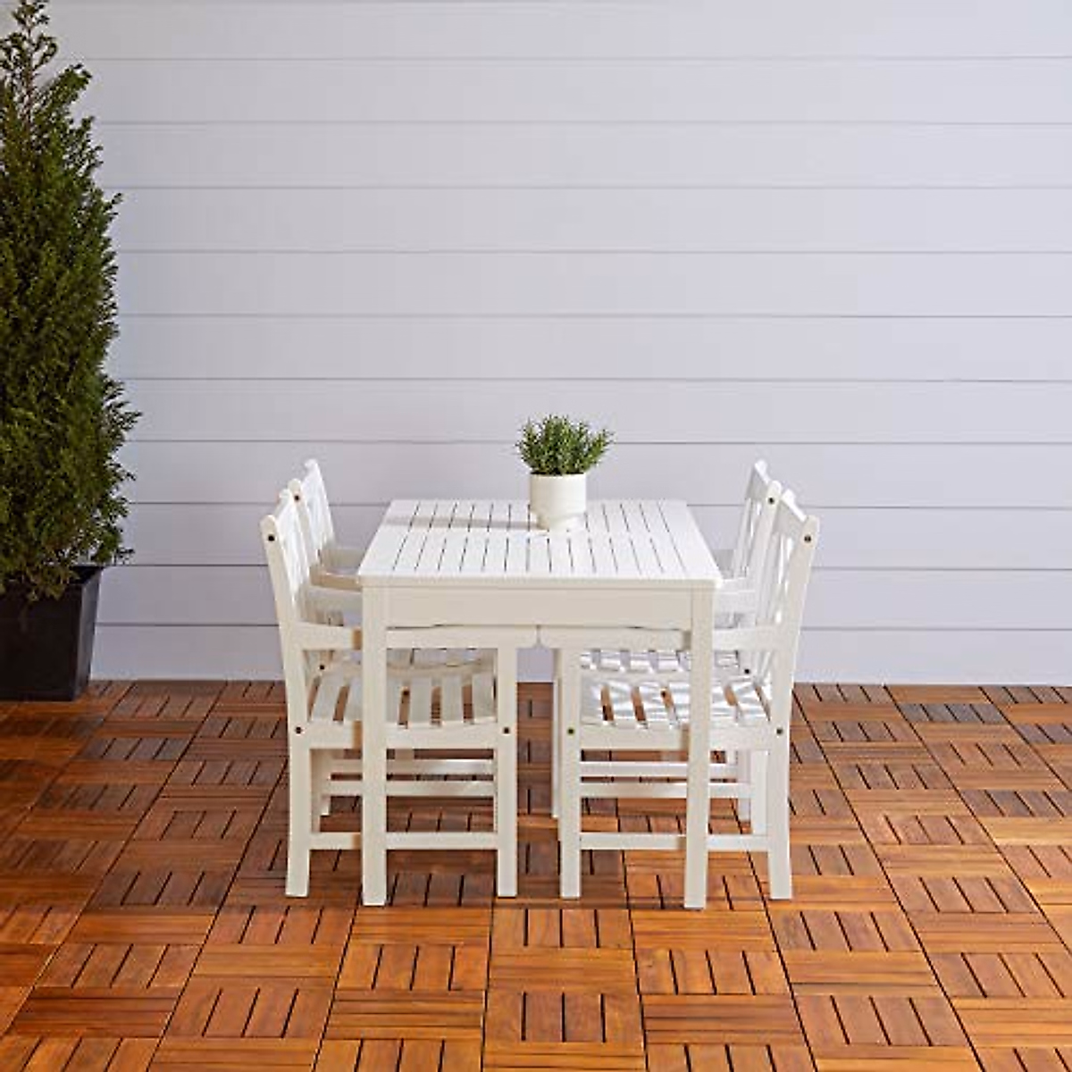 Bradley Outdoor Garden Armchair in White