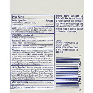Banana Boat Aloe Vera Sunscreen Lip Balm with Vitamin E SPF 45 3-Pack