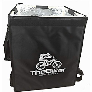 TheBiker Pizza Delivery Backpack, 20" L x 16.5" W x 16.5" H (51 x 42 x 42 Centimeter) Food Delivery Bag, Thermal,Heat Insulated Backpack