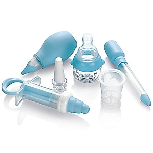 Nuby Small 6-Piece Medical Kit for Healthy Baby, Infant, Child, Nursery Care, Colors May Vary