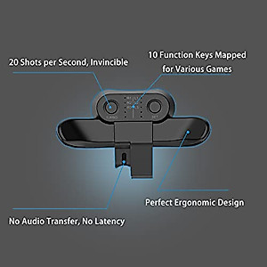 PS4 Controller Paddles, Durable PS4 Back Button Attachment Support for TURBO Burst function, Back Button Attachment/Turbo Function FPS, for PS4 controller
