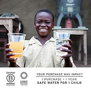 LifeStraw Personal Water Filter for Hiking, Camping, Travel, and Emergency Preparedness, 1 Pack, Blue