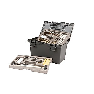 Allen Company Universal Gun Cleaning Kit & Tool Box - Rifle, Shotgun & Handgun Gun Cleaner Kit - 65-Piece - Gun Accessories for Men and Women - Cleaning Kit Gun Case - Black