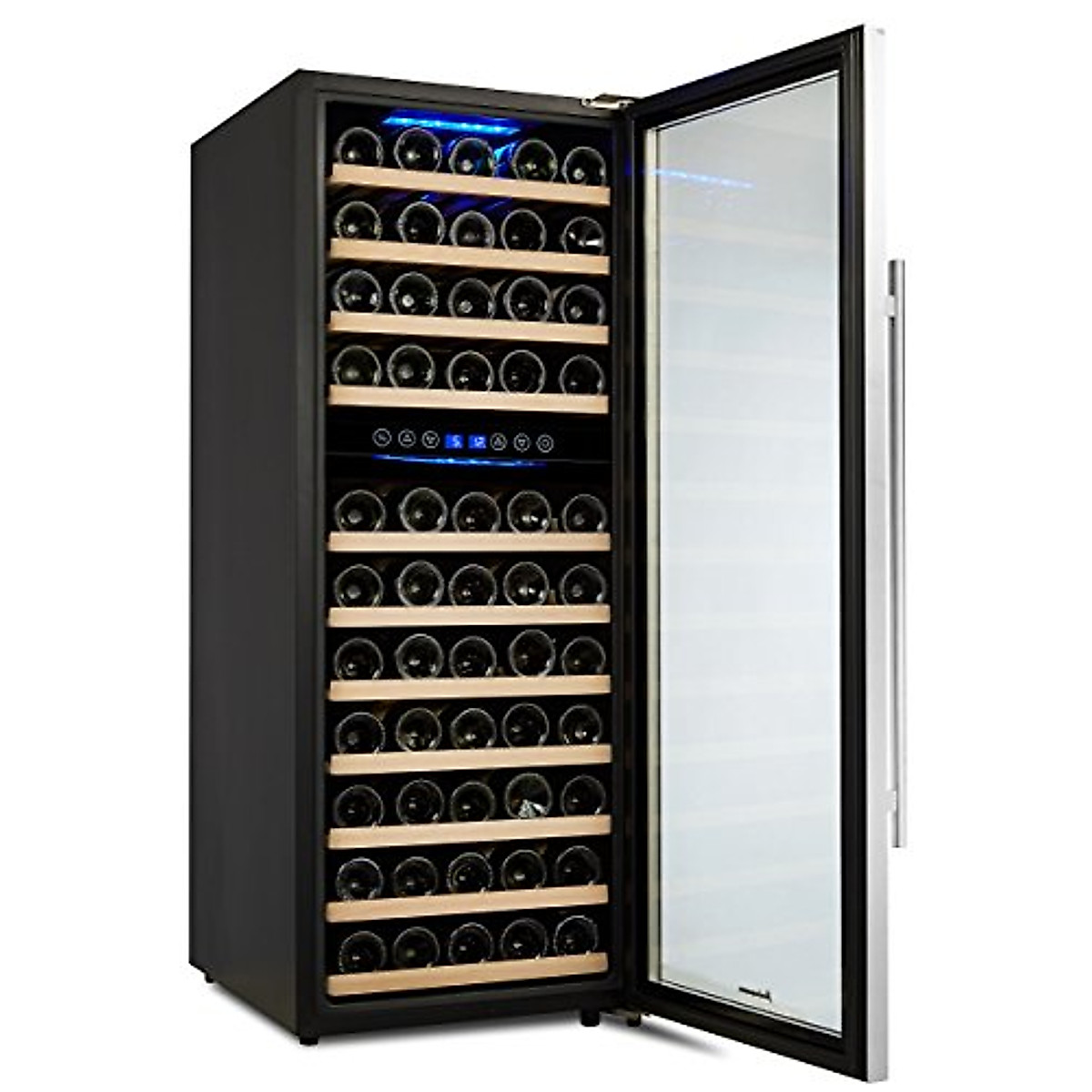 Kalamera 73 Bottle Compressor Wine Cooler Dual Zone with Touch Control
