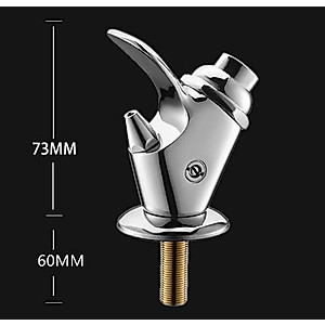 HONGBEC Drinking Fountain Bubbler Faucet Drinking Water Faucet in Chrome,100% Lead-Free Solid Brass Water Filter Faucet Outdoor Drinking Tap
