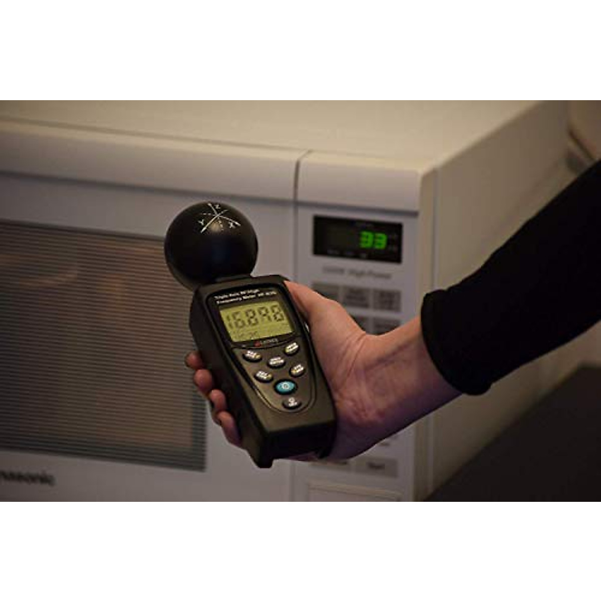 EMF Meter HF-B3G Triple Axis HF RF Analyzer and Detector Calibrated Measuring Emissions from Cell Phones, Smart Meters, Cell Towers, Microwave, Bluetooth - for EMF Home Inspections Free Support