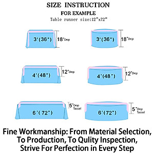 ShinyBeauty Sequin Table Runner 108 Inches Long Pack of 5 Iridescent Sequin Table Runner Christmas Decor Glitter Runner Tablecloth Hemstitch Table Runners for Baby Shower(12x108 x5pcs)