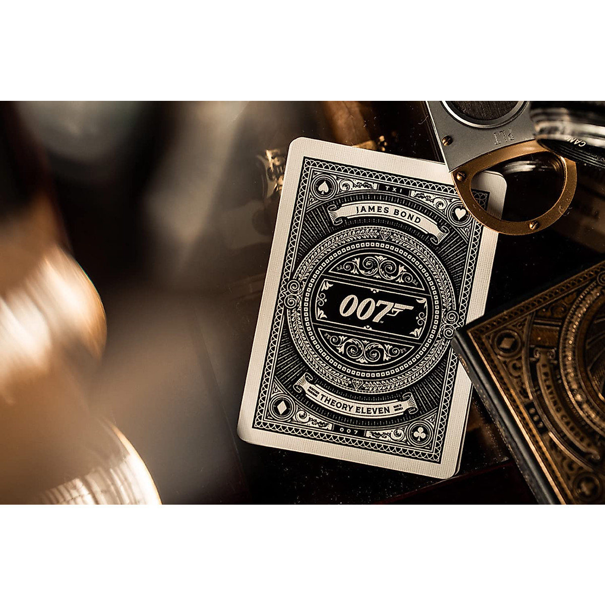 theory11 James Bond 007 Premium Playing Cards - Gold Foil, Official Collectible Deck