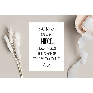 Emily gift Niece Card - Niece Birthday Card - Card For Niece - Nieces Birthday - Funny Niece Card - Teenage Niece - To My Niece - To Our Niece - Happy Birthday Niece