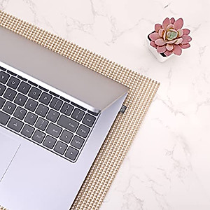 Moretoes Drawer and Shelf Liner, Non Adhesive 12 in x 25 FT Durable and Strong Cabinet Liner Non Slip for Kitchen Cupboard Pantry Table Desk Storage Organizer (Beige)