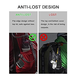 HALLEAST for AirPods 3 Case Waterproof, Front LED Visible & Support Wireless Charging, Protective Silicone Case Cover Compatible with for Apple AirPods 3 with Carabiner, Nightglow Yellow