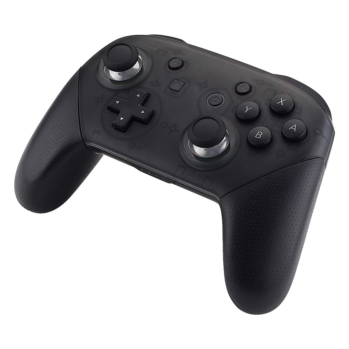 eXtremeRate Black & Transparent Dual-Color Replacement 3D Joystick Thumbsticks, Analog Thumb Sticks with Cross Screwdriver for Nintendo Switch Pro Controller