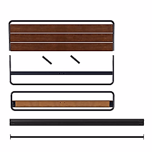 ZINUS Therese Metal Platform Bed Frame / No Box Spring Needed / Wood Slat Support / Easy Assembly, Queen