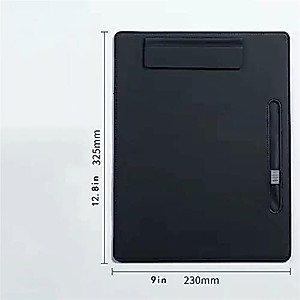 KIZQYN Report Covers A4 Business Pad Folder Board Exam Writing Board Pad Board Special Clip Book Stationery Writing Pad Cardboard Signature File folders (Color : A4-Grey)