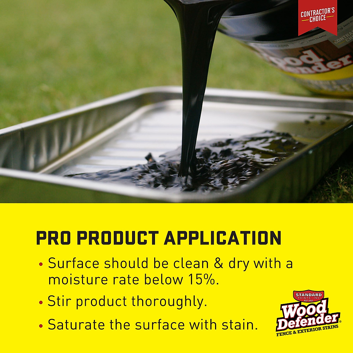 Wood Defender Transparent Fence Stain Clear Glow 5-Gallon