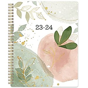Planner 2023-2024 - July 2023 - June 2024, Academic Planner 2023-2024, 8" x 10" Weekly and Monthly Planner 2023-2024, Flexible Cover, Twin-wire Binding - Schedule Your Daily Work Well