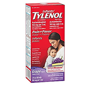 Infants' Tylenol Acetaminophen Liquid Medicine, Grape, 2 fl. oz