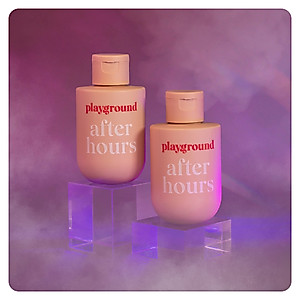Playground After Hours, Natural, Water-Based Personal Lubricant with Natural Ingredients, Safe to Use with Latex Condoms, Lube for Men, Women, and Couples, Musk & Oud Wood Essence, 3.7 Fl. Oz.