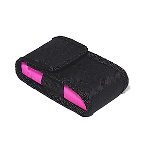 VIPERTEK VTS-880 Mini Stun Gun Rechargeable with LED Flashlight, Pink