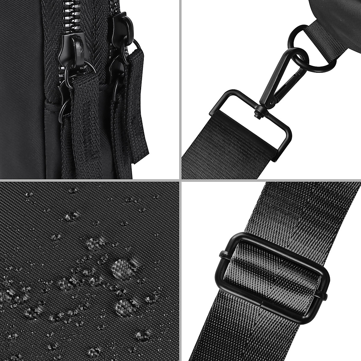 COZYOFFI Sling Bag for Women Men Small Waterproof Crossbody Chest Bag (Brown)