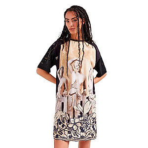 Desigual woMens Casual Dress, Black, Medium US