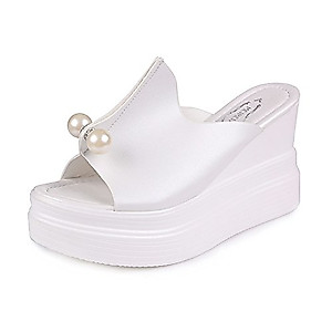 Guilty Heart | Womens Comfort Open Toe Ankle Strap Chunky Block High Heel | Sexy Dress Formal Party Sandal White