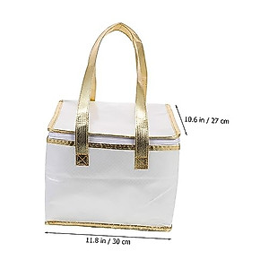 ULTECHNOVO Insulated Bag food warmer insulated for food delivery insulated delivery catering for food deliveries cake delivery insulated food delivery aluminum Fresh cooler Cake Delivery Bag
